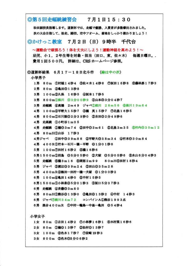 CRS情報57 | NPO法人 函館CRS