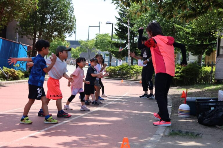 暑さもなんのその!!「かけっこ教室」で頑張る チビッ子ランナー | NPO法人 函館CRS